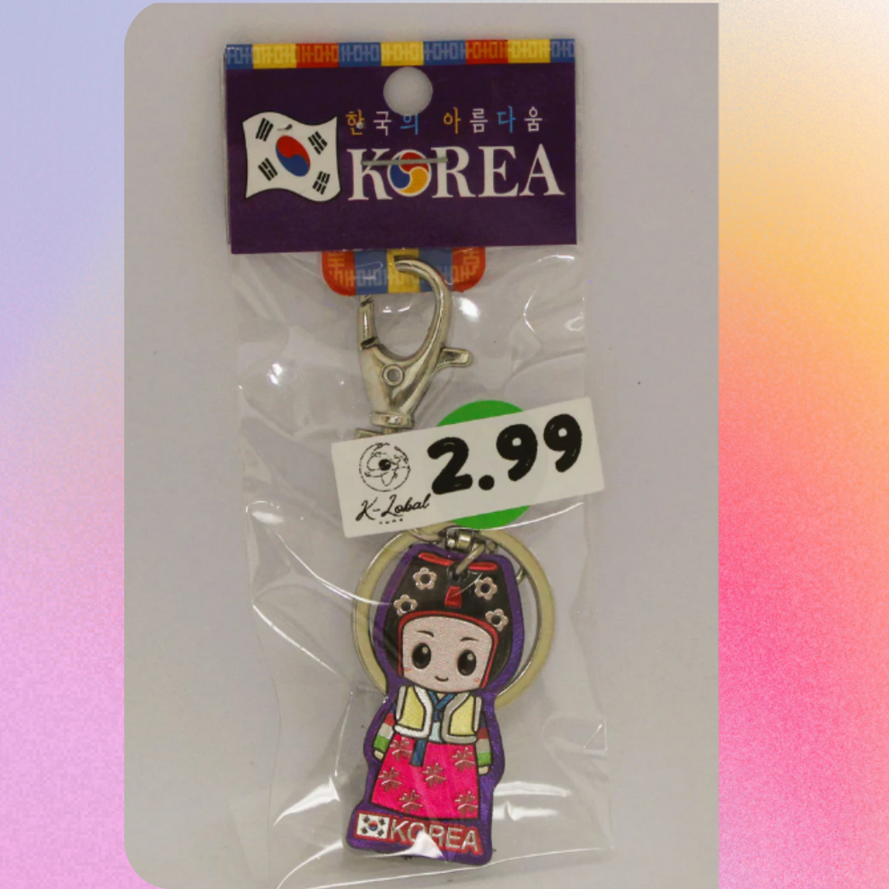 Woman Korean traditional Keychains – K-Lobal